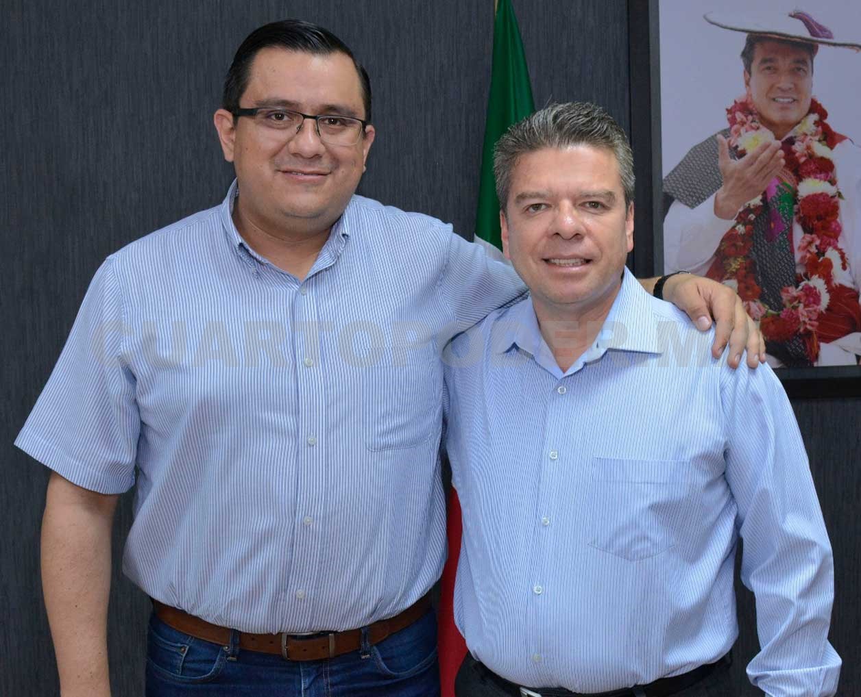 Se reúne Ismael Brito con delegado federal